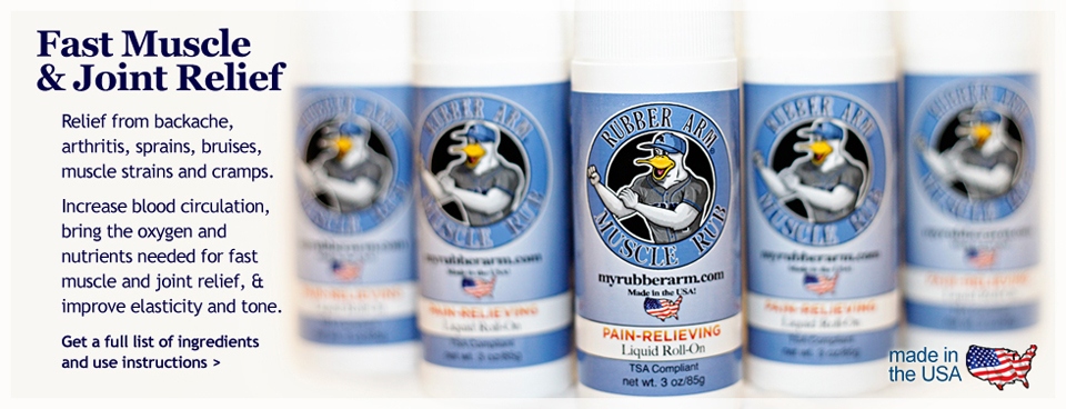 Rubber Arm Muscle Rub |Relief for backache, arthritis, sprains, bruises ...